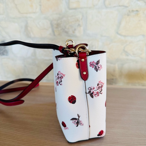 Coach | Bags | Coach Ladybug Floral Small Buckets Crossbody Handbag Nwt ...